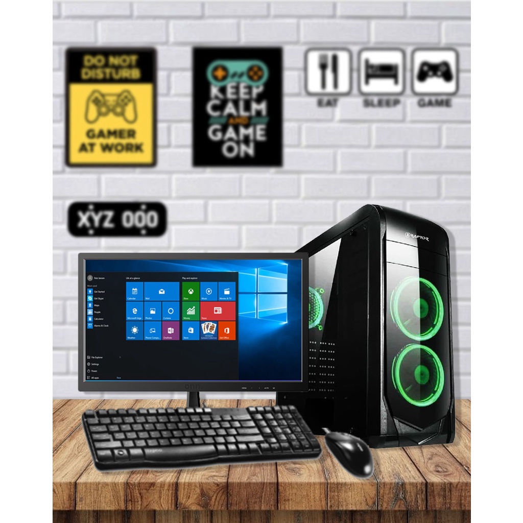 Jual PC Rakitan Lengkap Intel Core i5/DDR 8GB/LED Monitor 19"/Keyboard Mouse | Shopee Indonesia