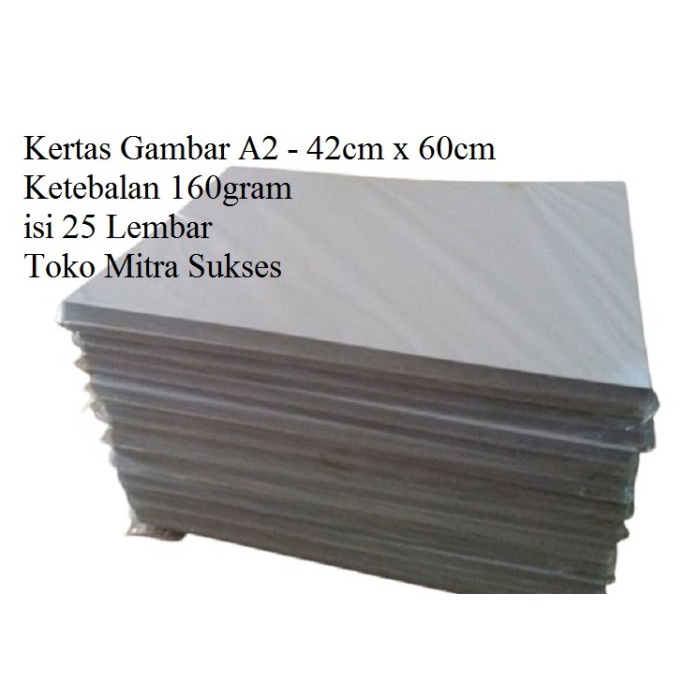 Jual Sketsagambar- Kertas Gambar A2 - 42Cm X 60Cm -Buku-Gambar-Sketsa ...