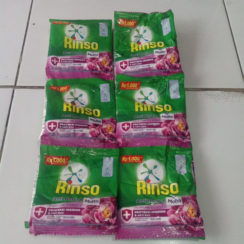 Jual Rinso bubuk 1000an 3 variant 38g (12 sachet) | Shopee Indonesia