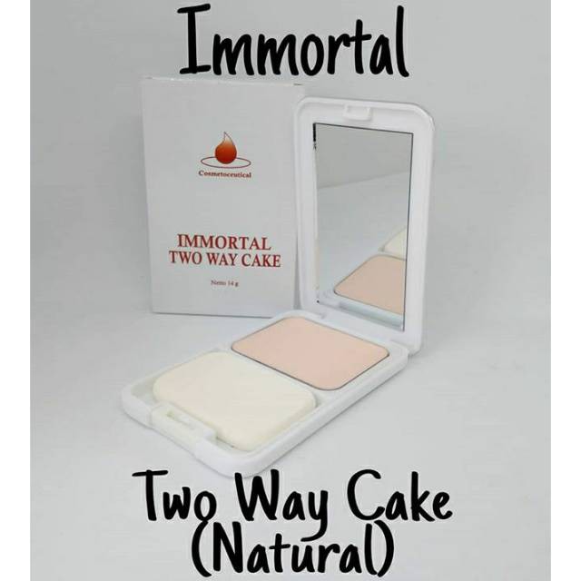 Jual IMMORTAL Two Way Cake (Natural) | Shopee Indonesia