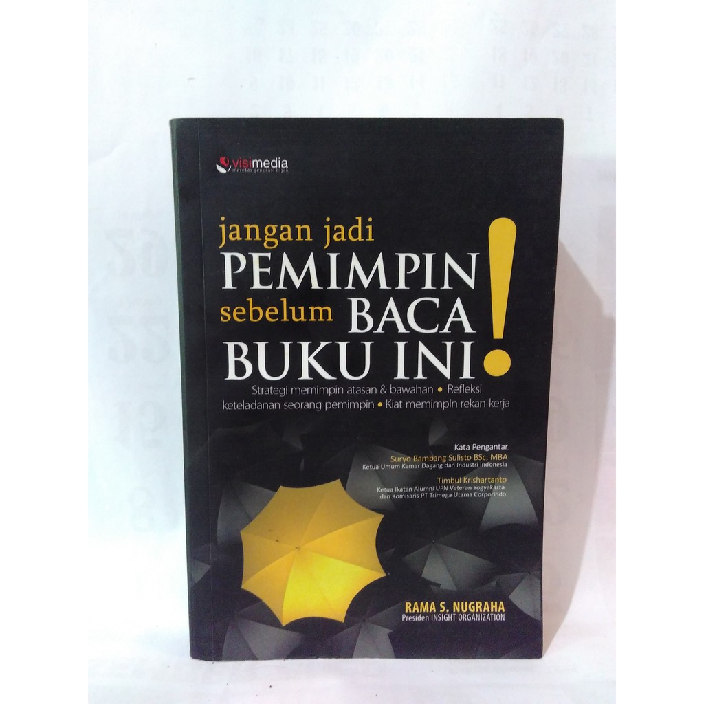 Jual Buku,Jangan Jadi Pemimpin Sebelum Baca Buku Ini ! Penulis: Rama S ... Jual Buku,Jangan Jadi Pemimpin Sebelum Baca Buku Ini ! Penulis: Rama S ...