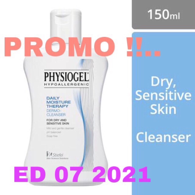 Jual PHYSIOGEL DAILY MOISTURE THERAPY DERMO-CLEANSER 150ML | Shopee Indonesia