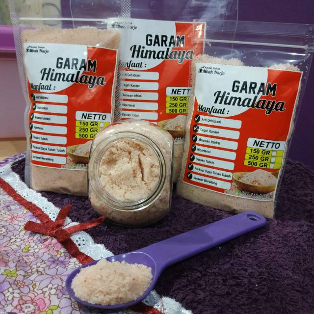 Jual Garam Himalaya 150 gr | Shopee Indonesia