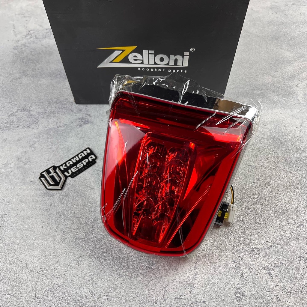Jual Stoplamp Zelioni Red Dynamic For Vespa sprint - Primavera | Shopee ...