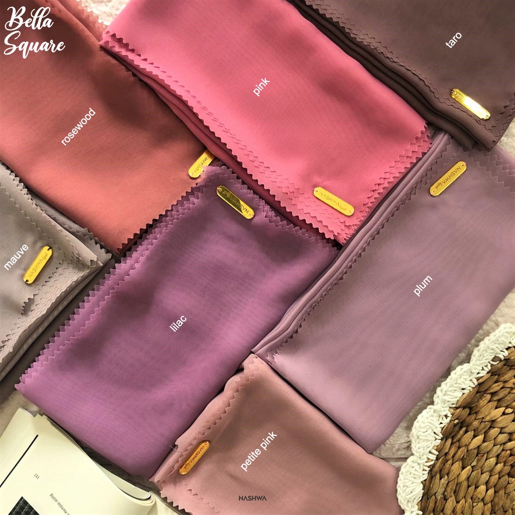 Jual BELLA SQUARE JILBAB / HIJAB SEGI EMPAT POLOS (All Varian) | Shopee ...