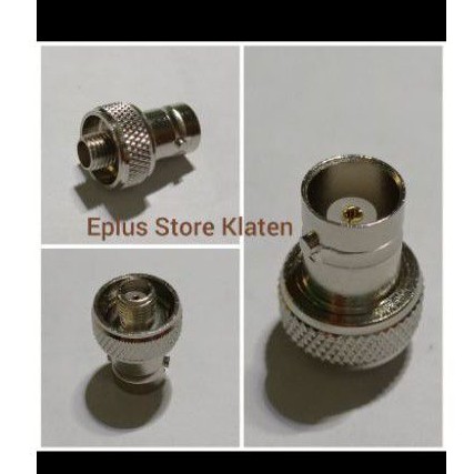 Jual Konektor HT boefenf Adapter SMA Female to BNC female connector -KN010 | Shopee Indonesia