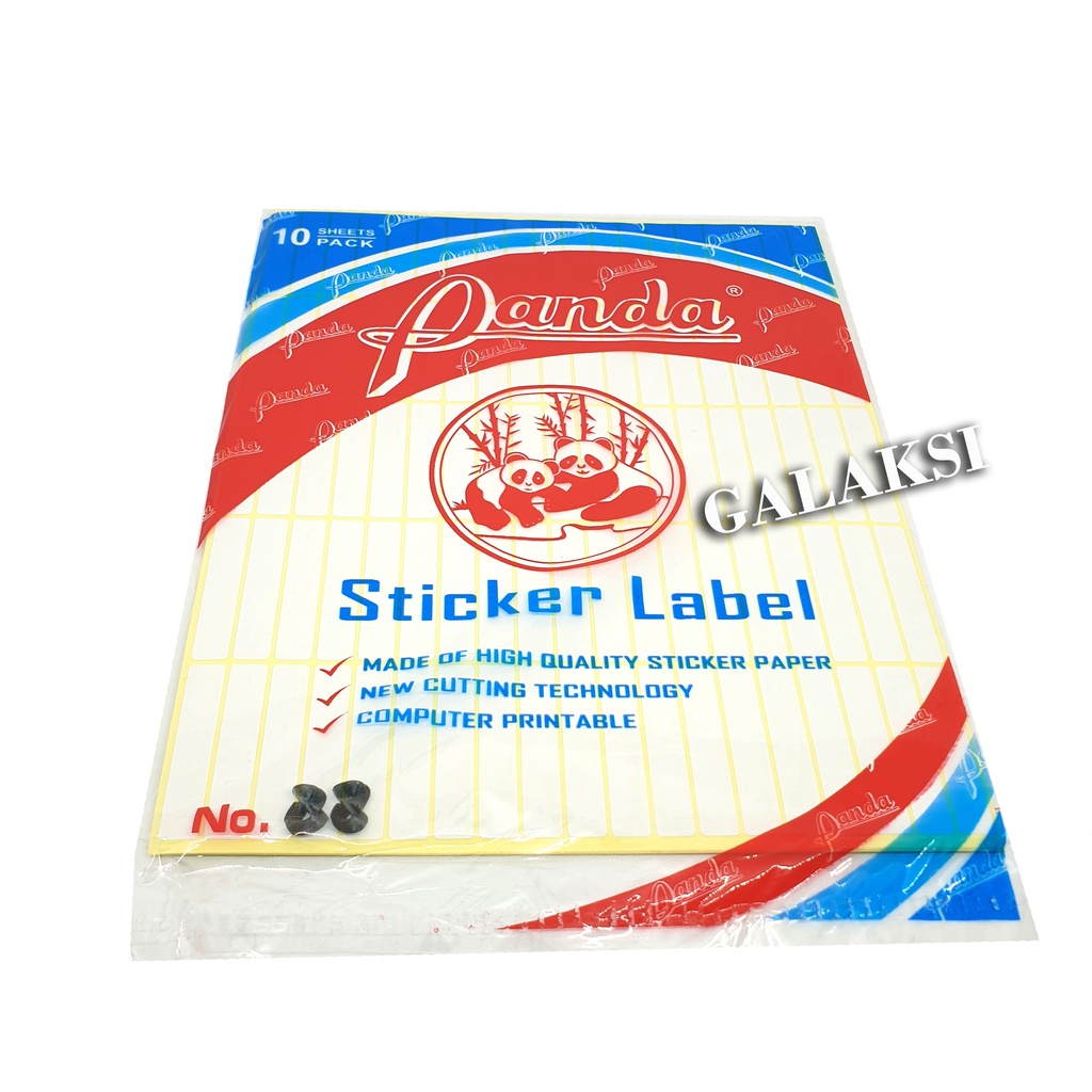 Jual LABEL STICKER / SELF ADHESIVE LABEL NO. 88 | Shopee Indonesia