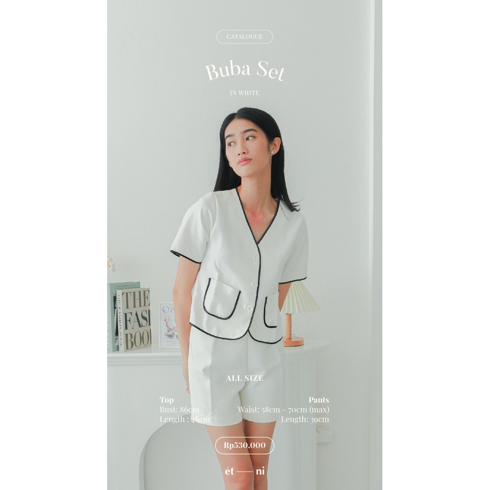 Jual Buba Set In White (Ready Stock) | Shopee Indonesia
