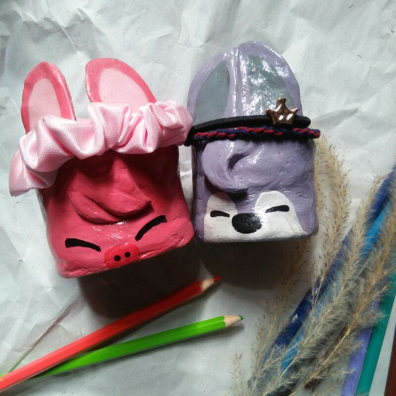 Jual Custom clay pot / tempat pensil / wadah pernak pernik (Skzoo Stray ...