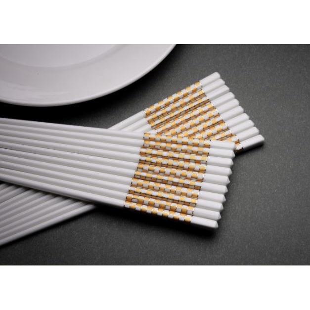 Jual H 691 SUMPIT KERAMIK UNIK CLASSIC LES EMAS POLOS PUTIH CHOPSTICK ...