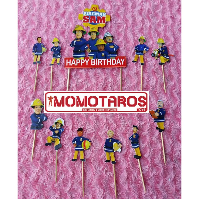 Jual Topper cake Fireman Sam set | Shopee Indonesia