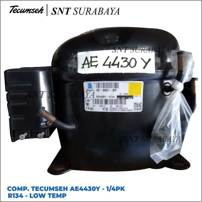 Jual KOMPRESOR PENDINGIN MERK TECUMSEH AE4430Y - TECUMSEH AE4430Y ...