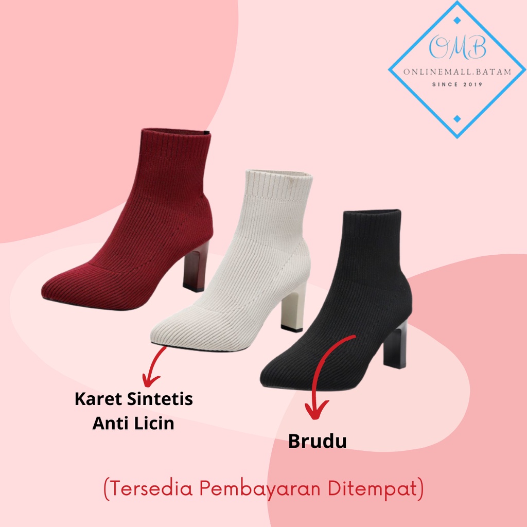 Jual Sepatu Boots Wanita Fashion 239 Onlinemall | Shopee Indonesia
