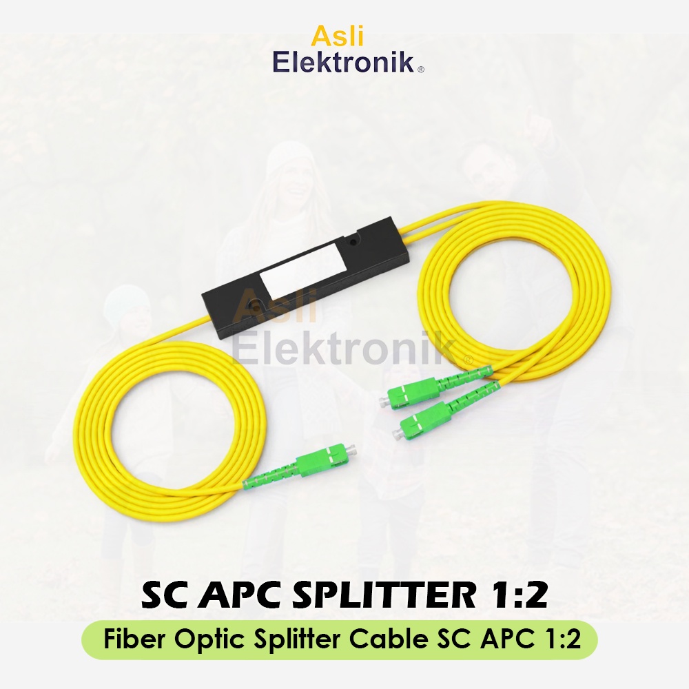 Jual Passive splitter / pasif spliter 1:2 fiber optic SC APC | Shopee ...