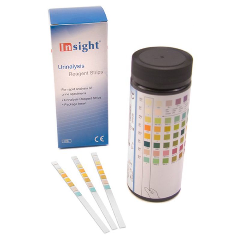 Jual Insight Urinalysis Reagent Strips/Insight Urinalysis/Alat Cek Urin ...