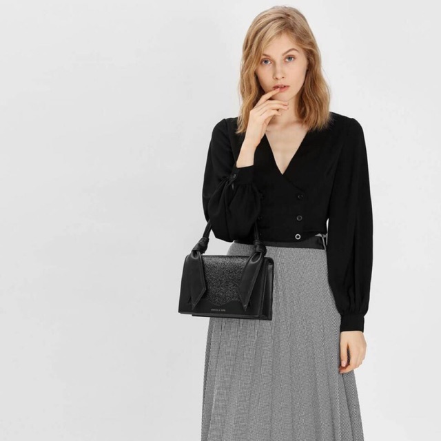 Jual TAS CK CHARLESKEITH CNK KNOT RIBBON LEATHER | Shopee Indonesia