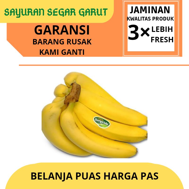 Jual Pisang Sunpride Super Segar Fresh 1kg by Sayuran Segar Garut ...