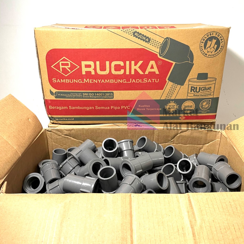 Jual Socket Drat Dalam 3/4" PVC RUCIKA AW / SDD 3/4 Inci / Sock Sok ...