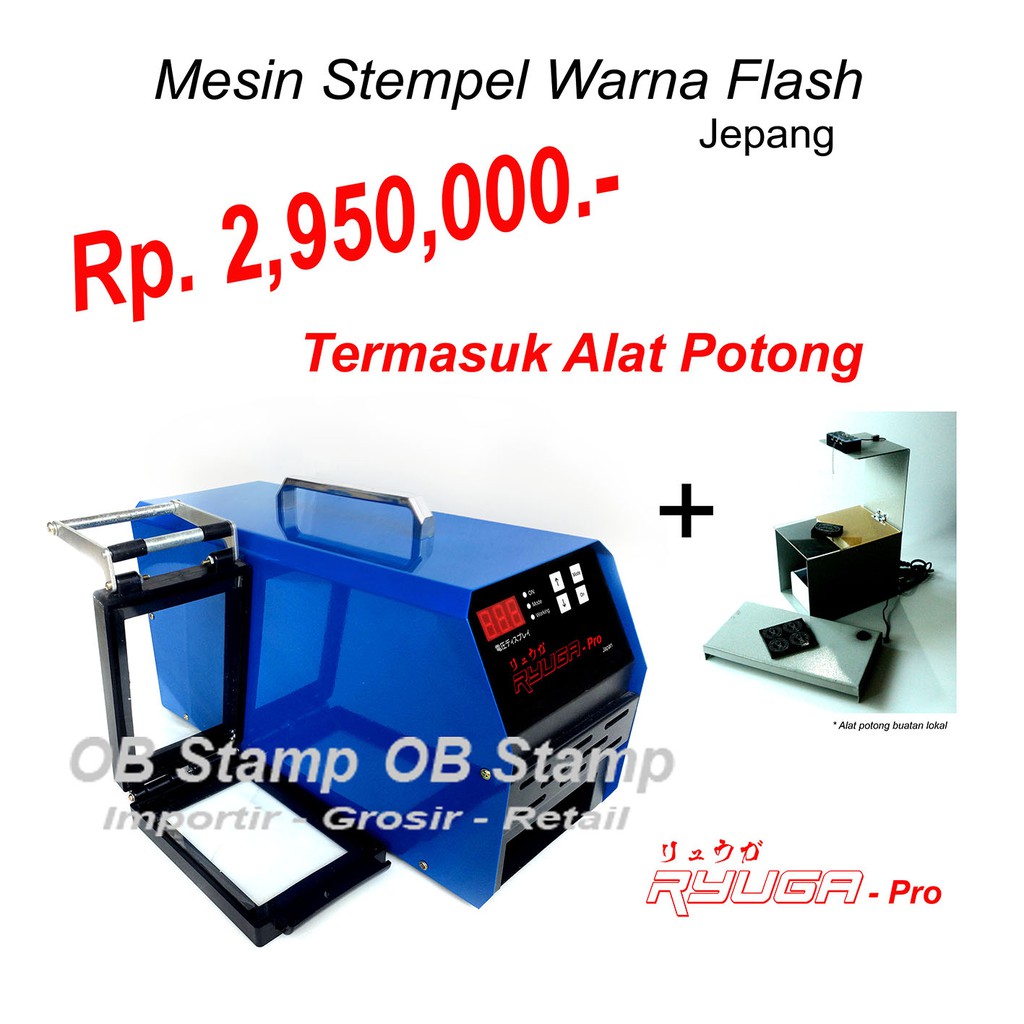 Jual Mesin Stempel Warna Flash - Jepang | Shopee Indonesia