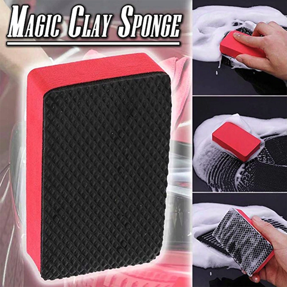 Jual Spons Magic Clay Cuci Body Mobil Car Wash Cleaning Polishing ...