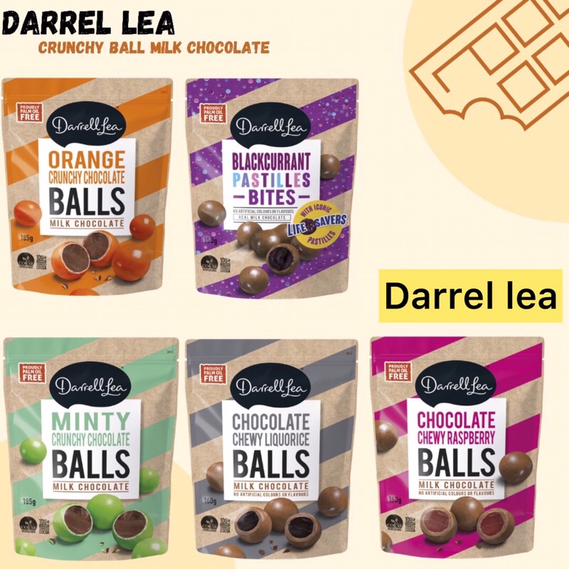 Jual Darrel Lea Crunchy Ball Milk Chocolate | Shopee Indonesia