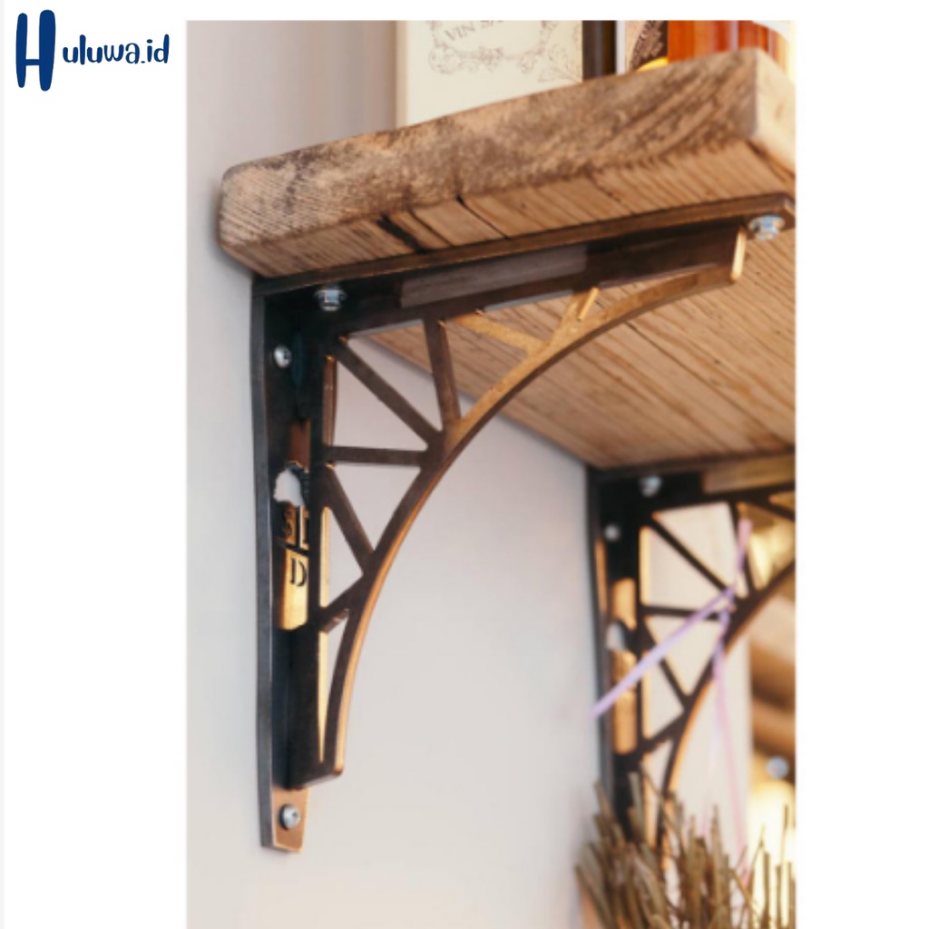 Jual Siku Dinding/ Rak besi Siku Penyangga/ Dekorasi/ Siku Rak Besi ...