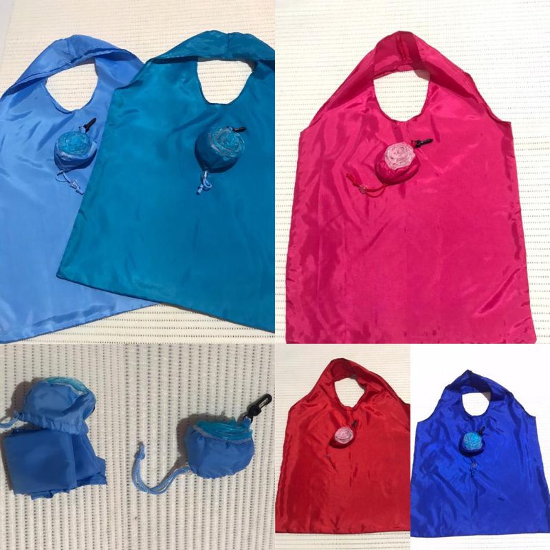 Jual tas lipat belanja kain parasit polos | Shopee Indonesia