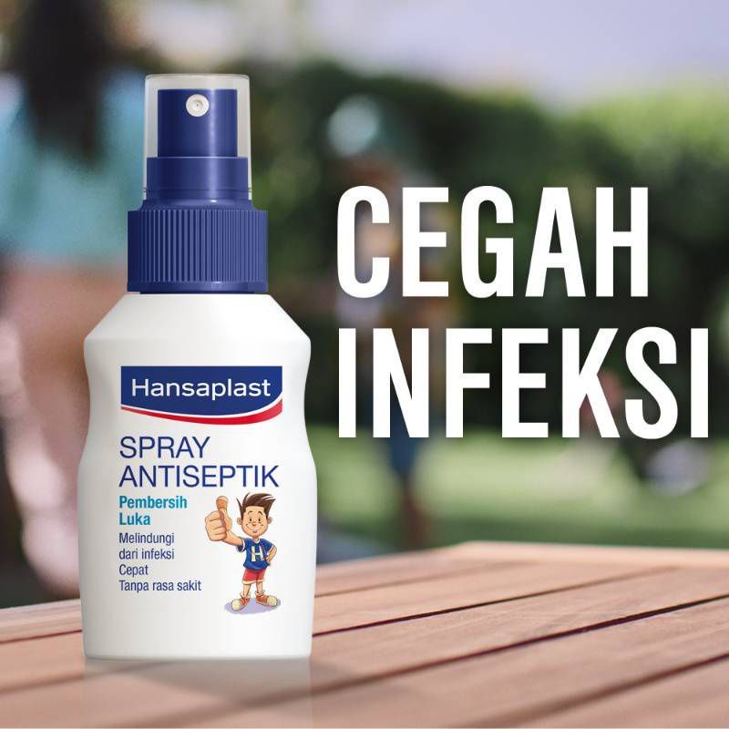 Jual Hansaplast Spray Antiseptik / Pembersih luka/infeksi 50ml | Shopee ...