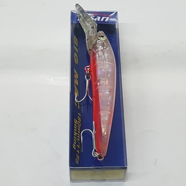 Jual Lure ASARI BIG MAC (18cm / 115gram / SINKING) (Color GHOST ...