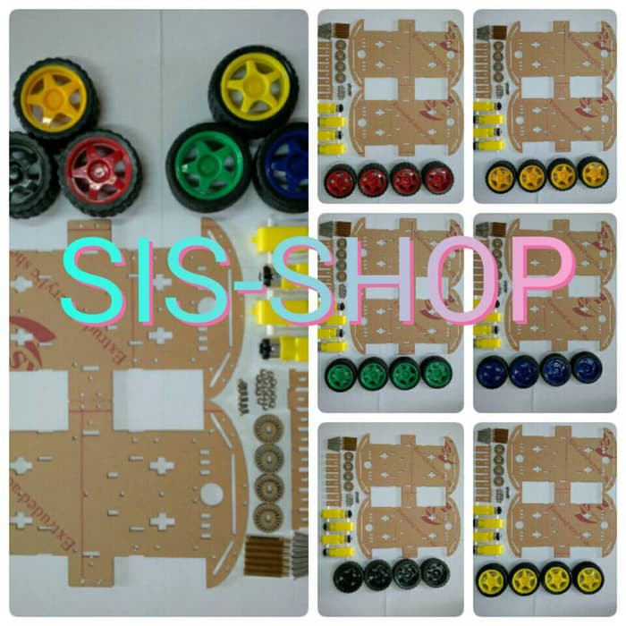 Jual SMART CAR ARDUINO SMARTCAR 4WD 4 WHEEL ACRYLIC BLUE BIRU | Shopee ...