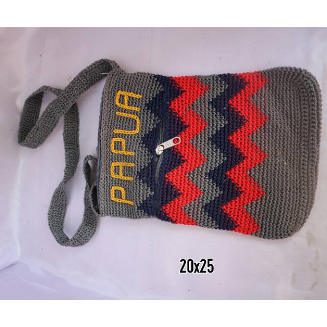 Jual Tas Rajut Papua Noken Oleh oleh Khas Papua RANDOM | Shopee Indonesia