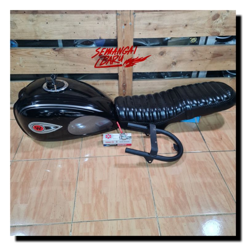 Jual TANGKI W175 CUSTOM KUALITAS PREMIUM COCOK MDE W175 TUTUP TANGKI ...