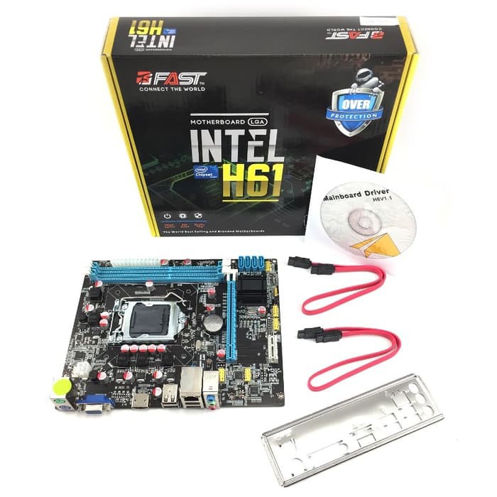 Jual Motherboard Fast Intel H61 Socket 1155 with HDMI Port | Shopee ...