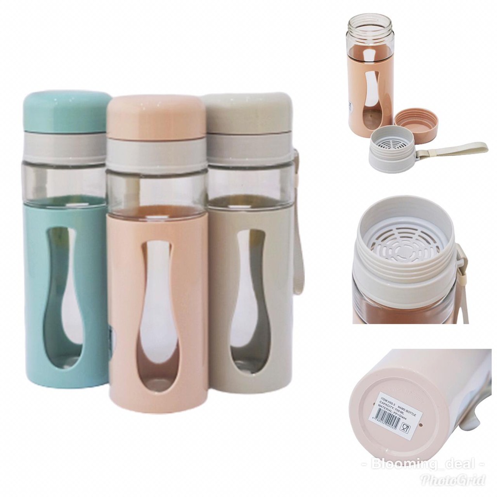 Jual BO - Botol Minum Kaca Anti Pecah 700ml | Shopee Indonesia