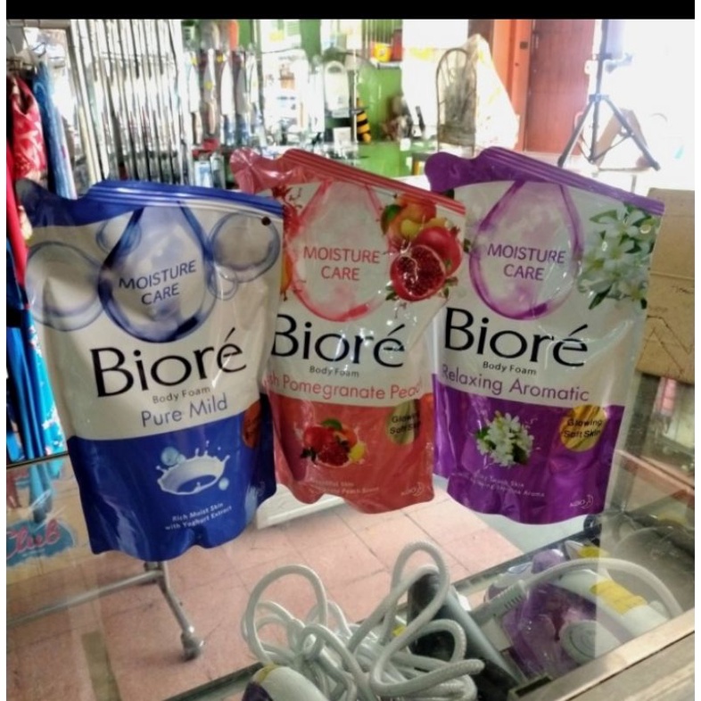 Jual BIORE BODY FOAM - SABUN MANDI CAIR - REFILL 450ml | Shopee Indonesia