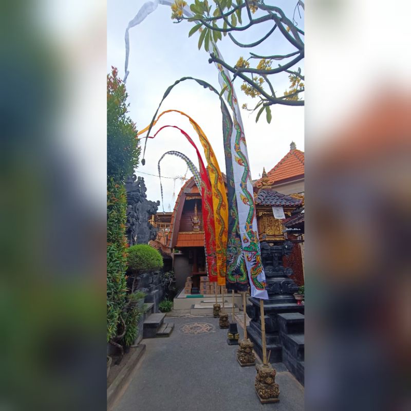 Jual Umbul umbul naga | Bendera penjor | Lelontek | Shopee Indonesia