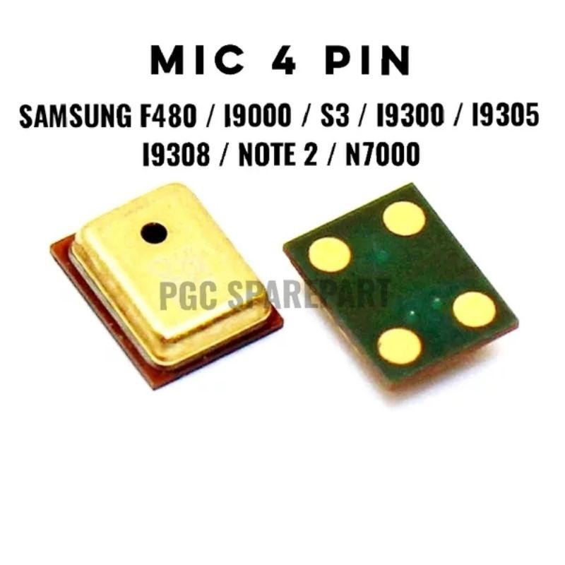 Jual Universal Microphone Mic 4 Pin untuk Samsung F480 / i9000 / S3 ...