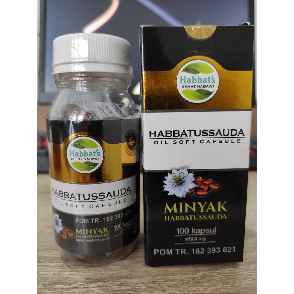Jual Habbat Habbatussauda Oil soft capsule 100 kapsul - Minyak ...