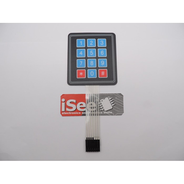 Jual Keypad Matrix keypad 3x4 3 x 4 3*4 4x3 4*3 button keyboard membran | Shopee Indonesia
