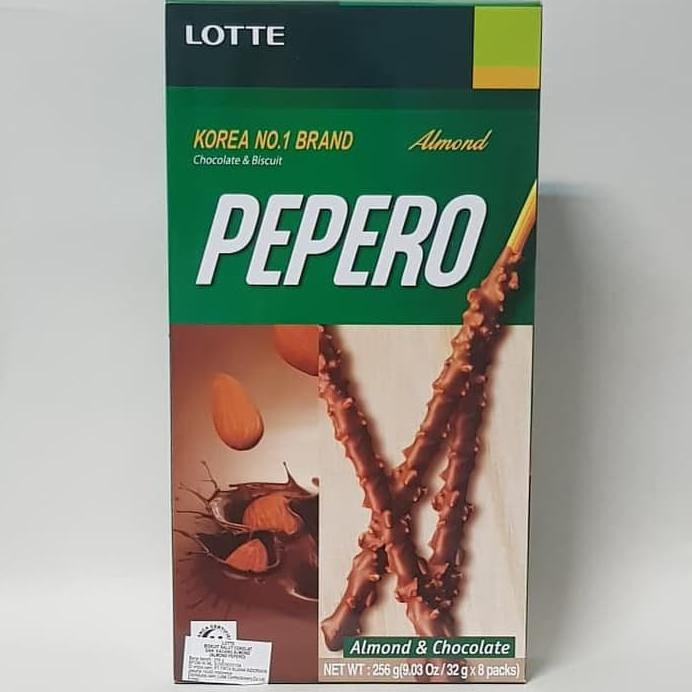 Jual PEPERO ALMOND & CHOCOLATE 256 GR | Shopee Indonesia
