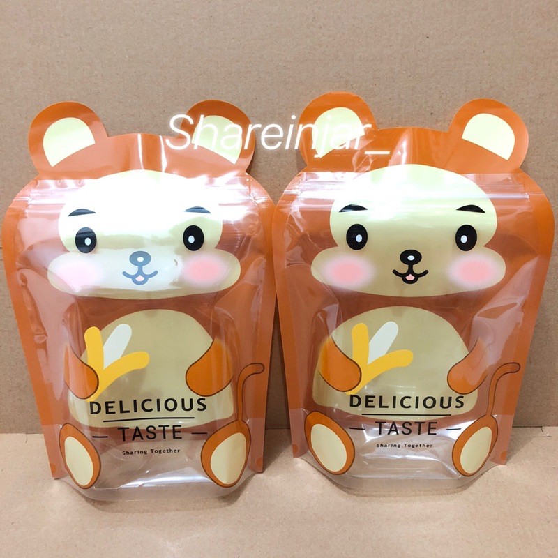 Jual Cookies Bag Ziplock Monkey - Standing Pouch - Plastik Kemasan ...