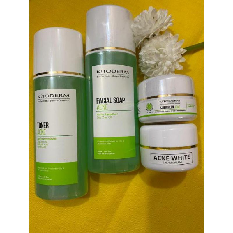 Jual PAKET KITODERM ACNE ( Dosis super ) | Shopee Indonesia