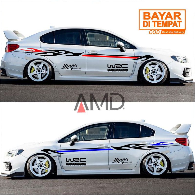 Jual Stiker mobil 2 warna Cutting Stiker tribal keren terbaru universal ...