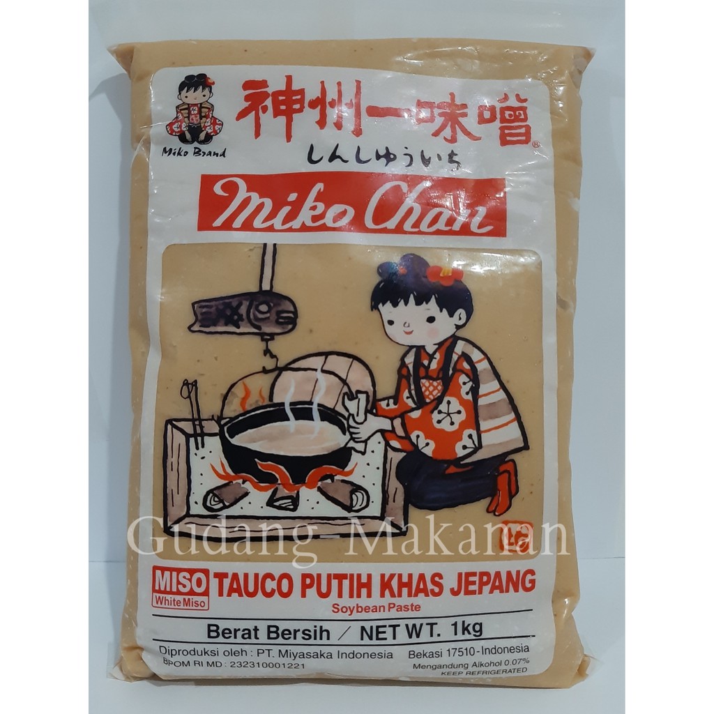 Jual Shinshuichi Mikochan/Miso Soup-Tauco putih Jepang 1Kg HALAL ...