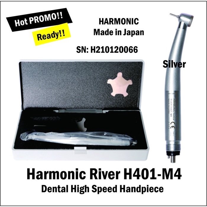 Jual High Speed Turbine Push Button Type Harmonic Handpiece RIVER H401 ...