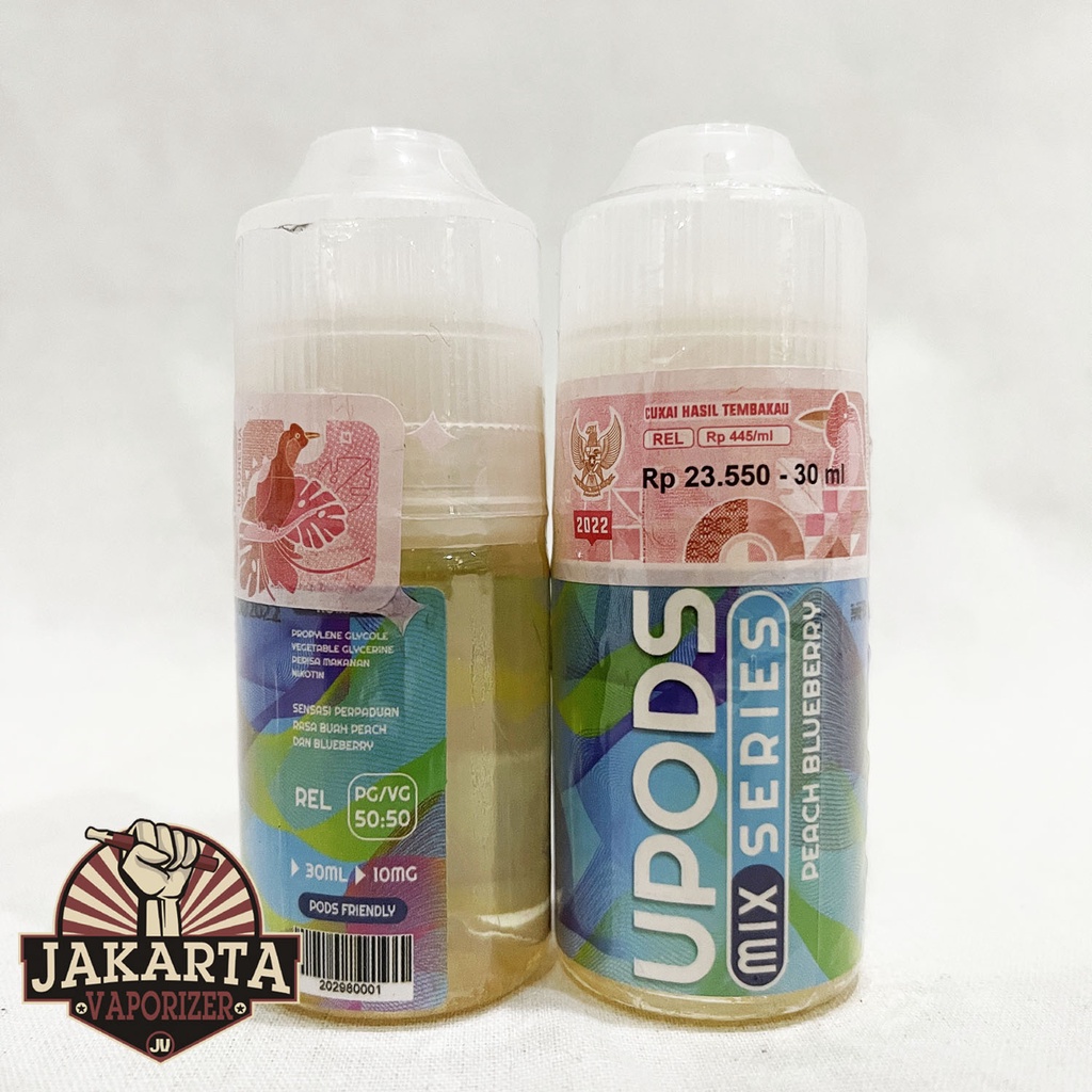 Jual [SALT] UPODS PEACH BLUEBERRY SALTNIC PODS FRIENDLY 30ML 10MG BY ...