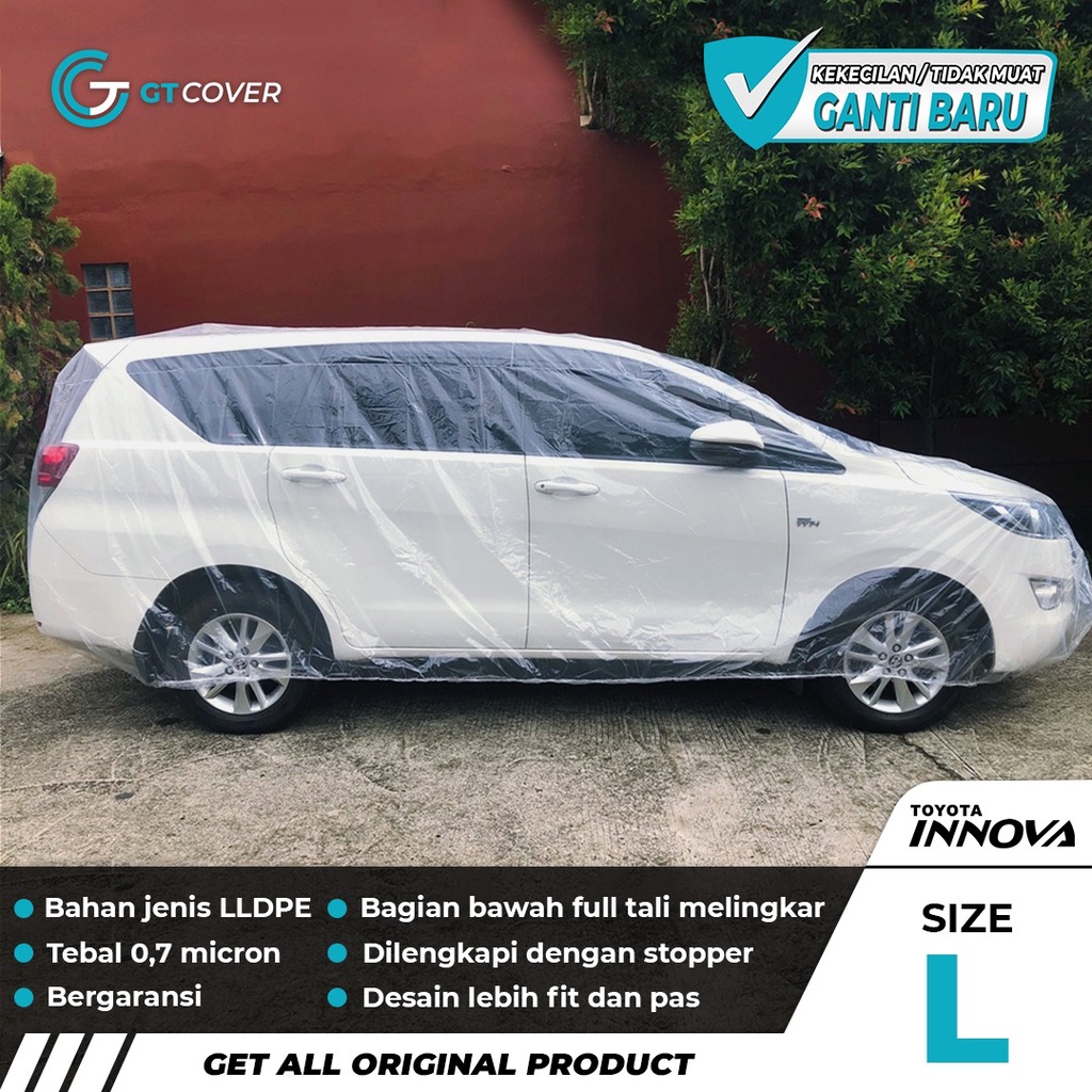 Jual Cover Mobil Innova Reborn Pajero Fortuner Cover Transparan Oddysey ...