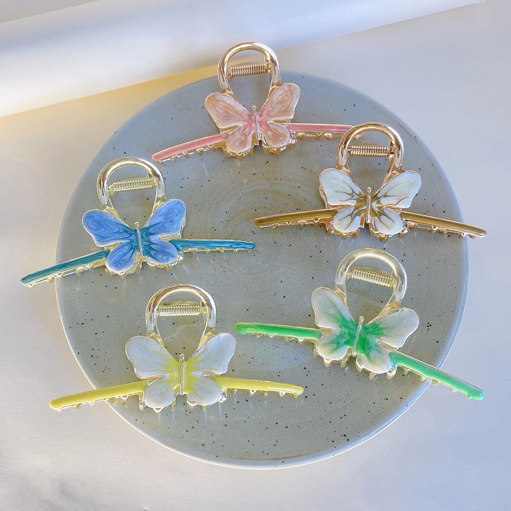 Jual JEPITAN JEPIT RAMBUT KOREA BESI KUPU KUPU UKURAN BESAR PREMIUM ...