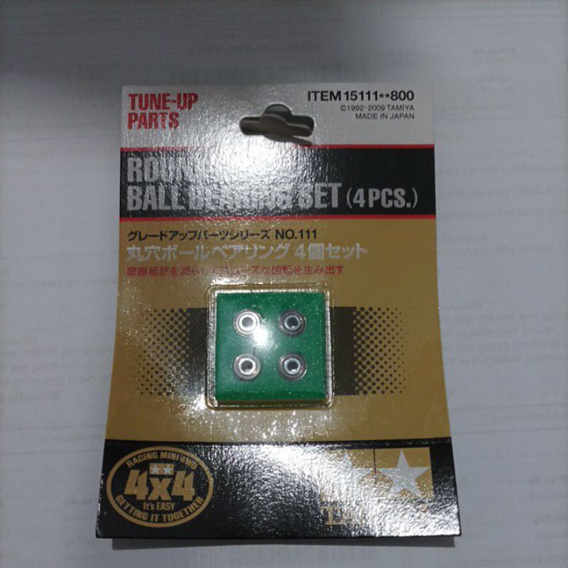 Jual Tamiya 15111 Round Hole Ball Bearing Set 4pcs original | Shopee ...