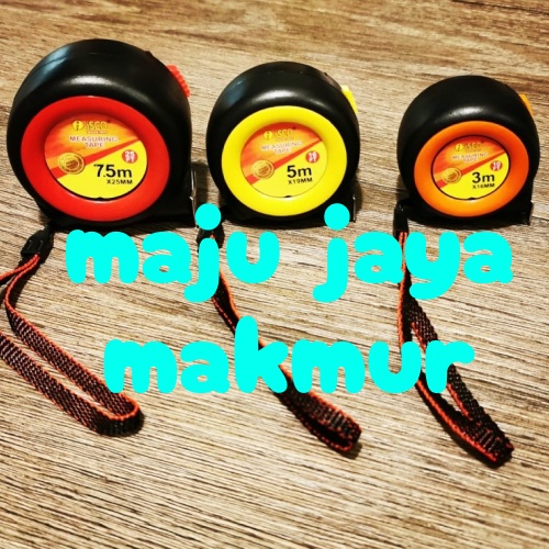 Jual meteran bangunan penggaris tarik pengukur ruangan 3 meter ISCO ...